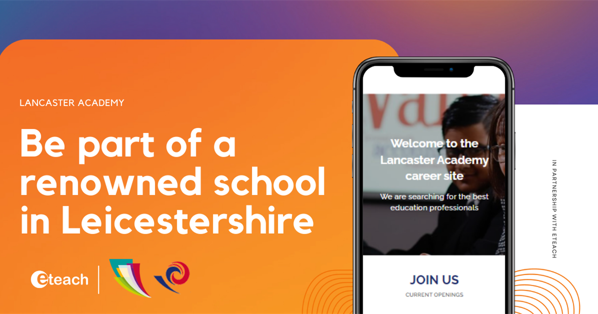 Careers at The Lancaster Academy - Leicester, United Kingdom, LE2 6FU ...